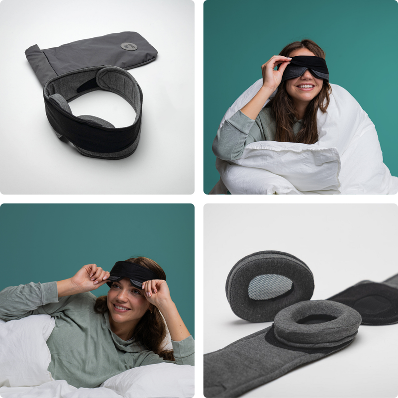 Trtl Travel Sleep Mask for Flying | Adjustable Eye Mask for Flying ...